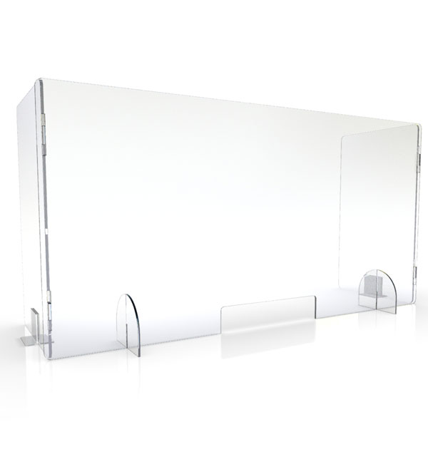 Buy Plexa Freestanding Acrylic Safety Barrier | Abbotts Office ...