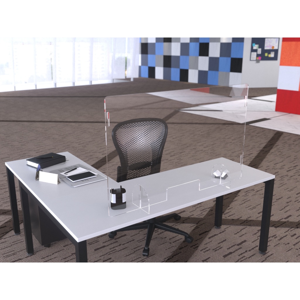 Buy Plexa Freestanding Acrylic Safety Barrier | Abbotts Office ...