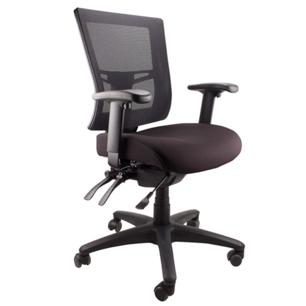 Buy Madrid Medium Back Clerical Chair | Abbotts Office Furniture Hawthorn