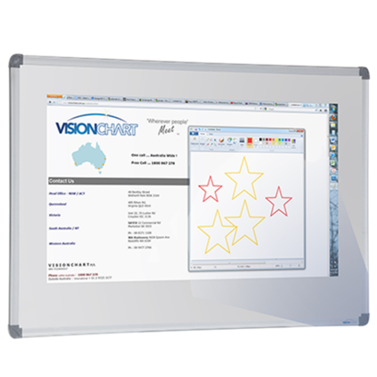 Buy Porcelain Projection Whiteboard | Abbotts Office Furniture Hawthorn