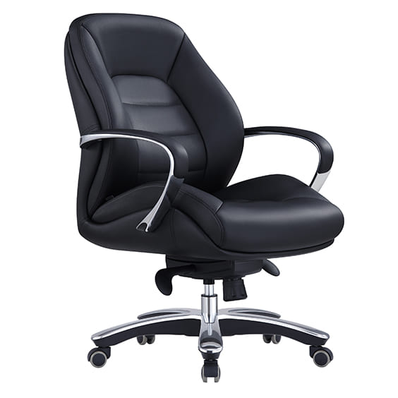 Buy Magnum Medium Back Leather Chair | Abbotts Office Furniture Hawthorn